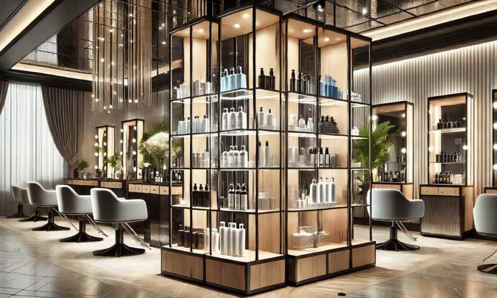 Espositori parrucchiere: materiali, design e consigli per organizzare ...